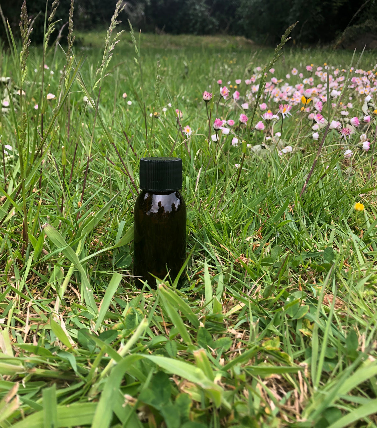 60 ml Medical Round Amber Glass Bottle - Bomar Aromatherapy