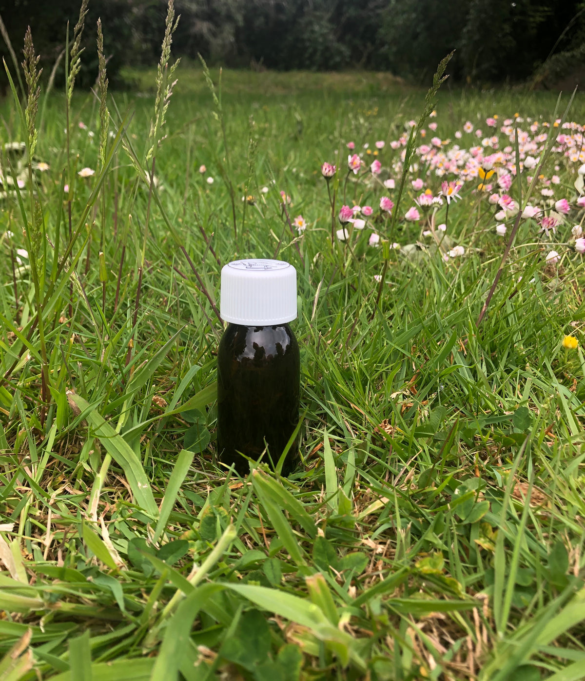 60 ml Medical Round Amber Glass Bottle - Bomar Aromatherapy