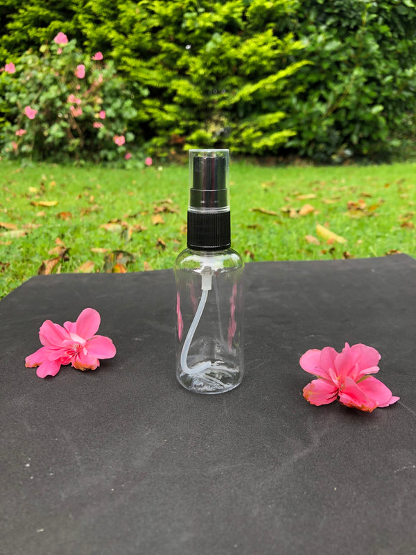 Clear Plastic Bottles - Bomar Aromatherapy
