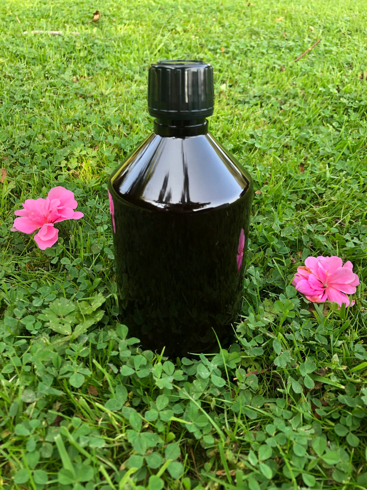 Veral / Pharma Style Amber Plastic Bottle - 500ml - Bomar Aromatherapy